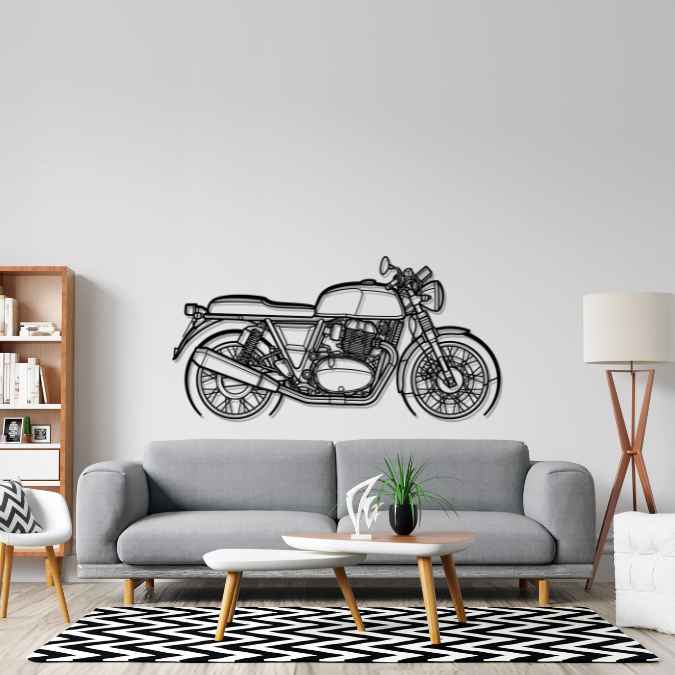 Continental GT650 Silhouette Metal Wall Art – Vroom Arts